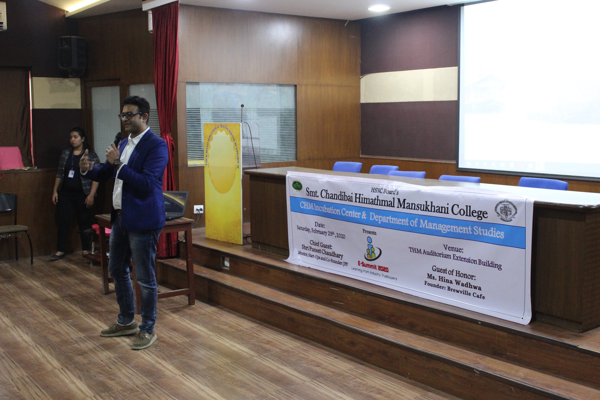 CHM Incubation Centre – Smt. Chandibhai Himathmal Mansukhani College